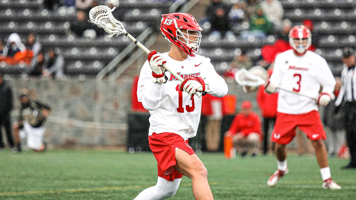 Marist Senior Wears #34 Men's Lacrosse Jersey